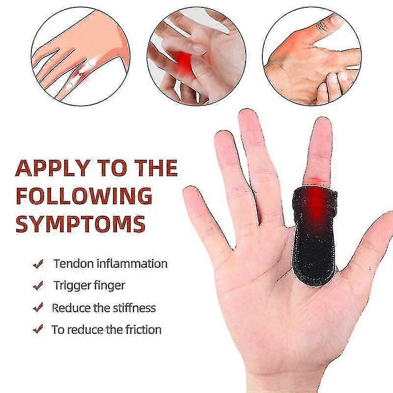 2pcs Trigger Finger Splint, Finger Splints For Thumb, Index, Middle ...