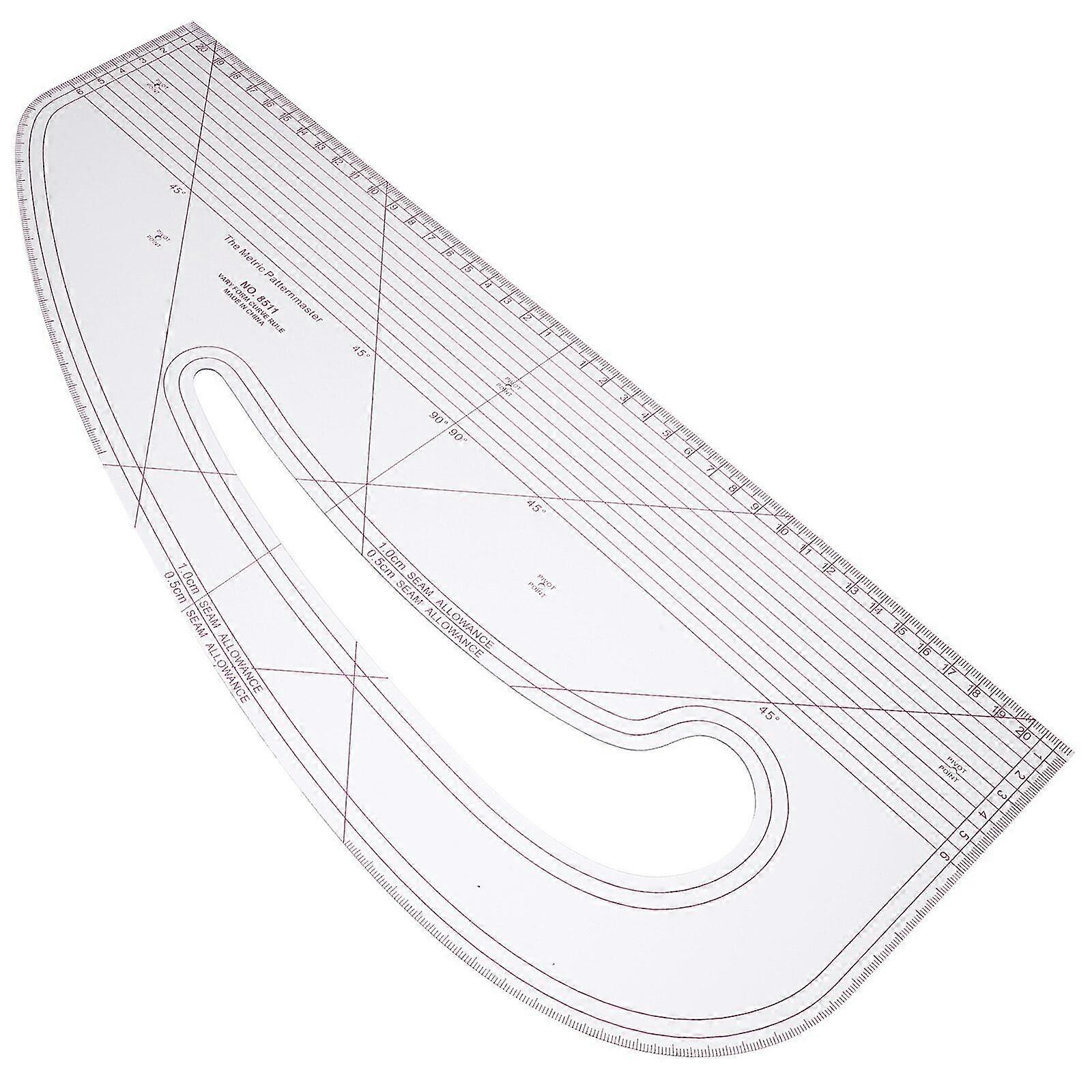 Professional Sewing Ruler Curve Pattern Ruler for Beginners Tailors ...
