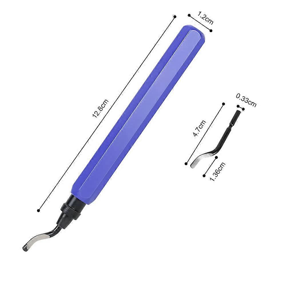 Manual Deburring Tool, 1 Metal Handle + 1 BS1010 HSS Blades 360 ...