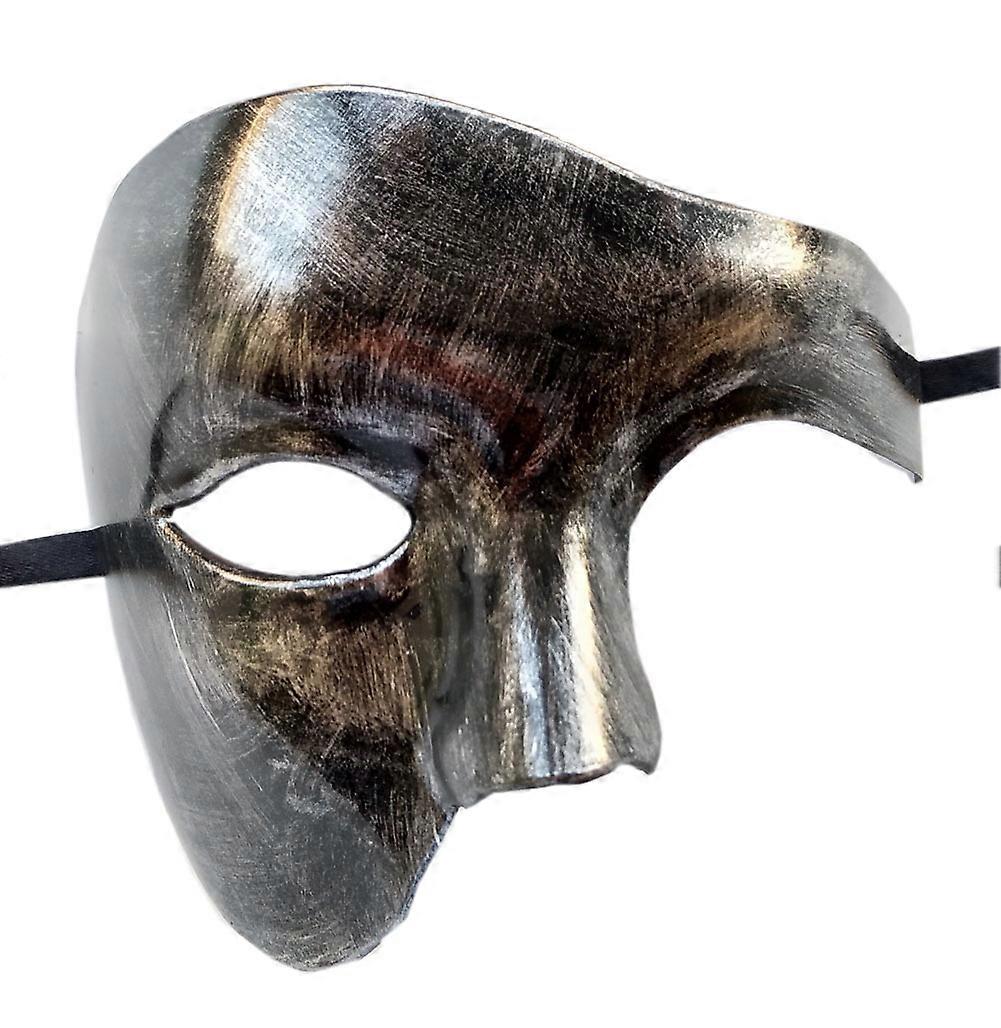 1 Masquerade Mask Retro Phantom of the Opera One Eye Half Face Costume ...