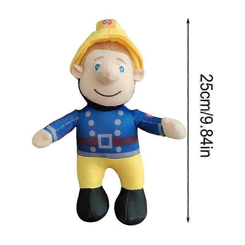 New Fireman Sam Figure Pplush Toy Cartoon Anime Plush Stuffed Doll Boys ...