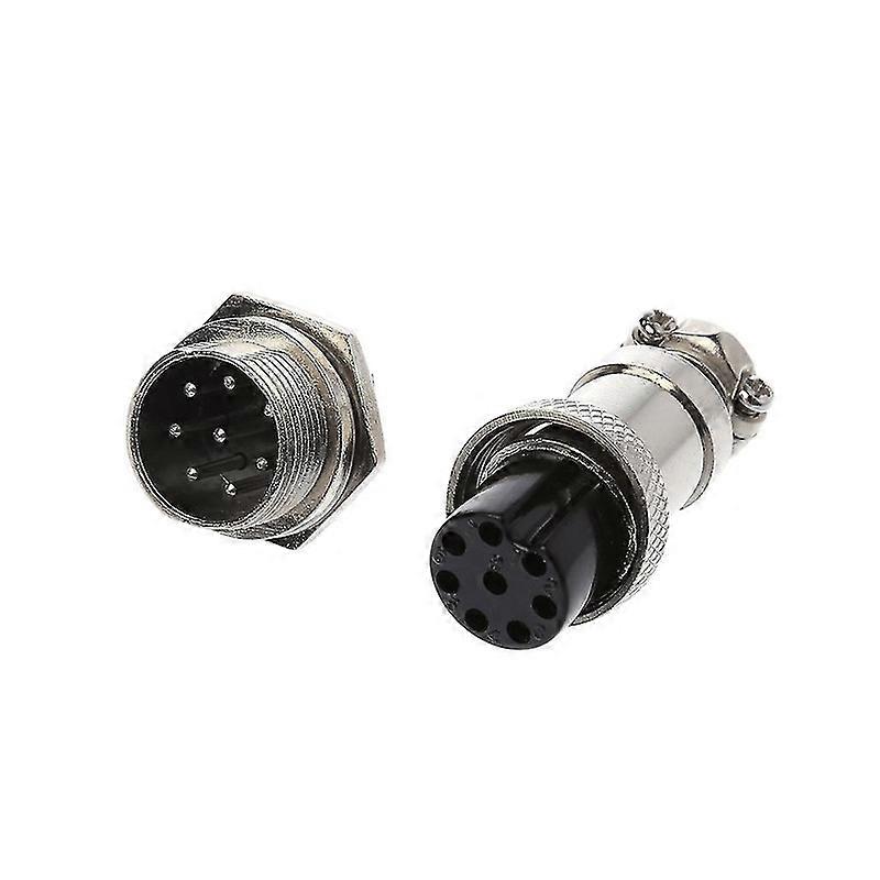 Aviation Plug Male & Female Wire Panel Metal Connector 16mm 2/3/4/5/6/8 ...