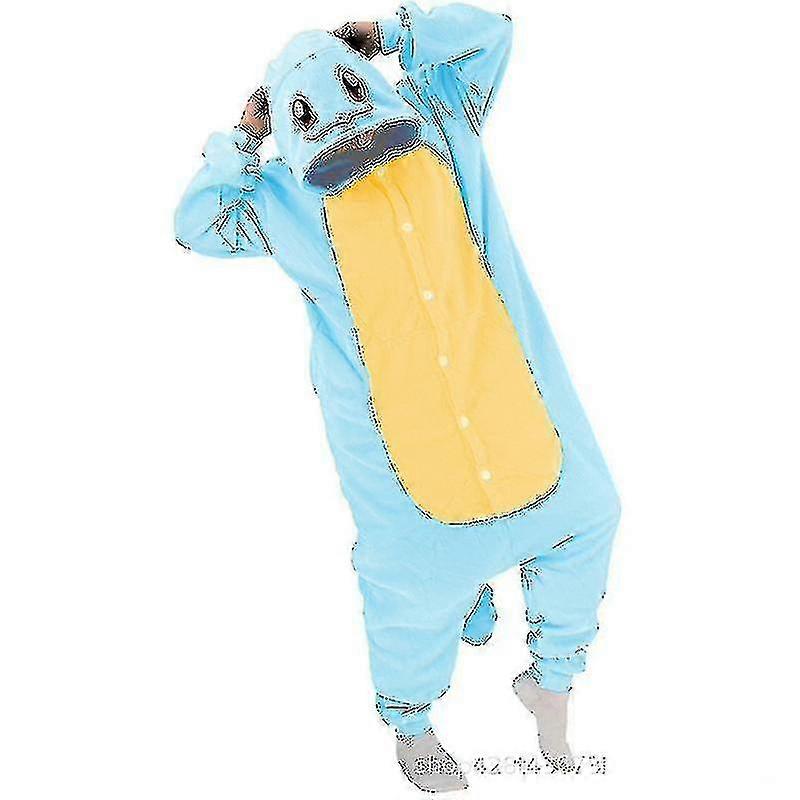 Squirtle Costume Full Body Pajamas Halloween Christmas One-piece ...
