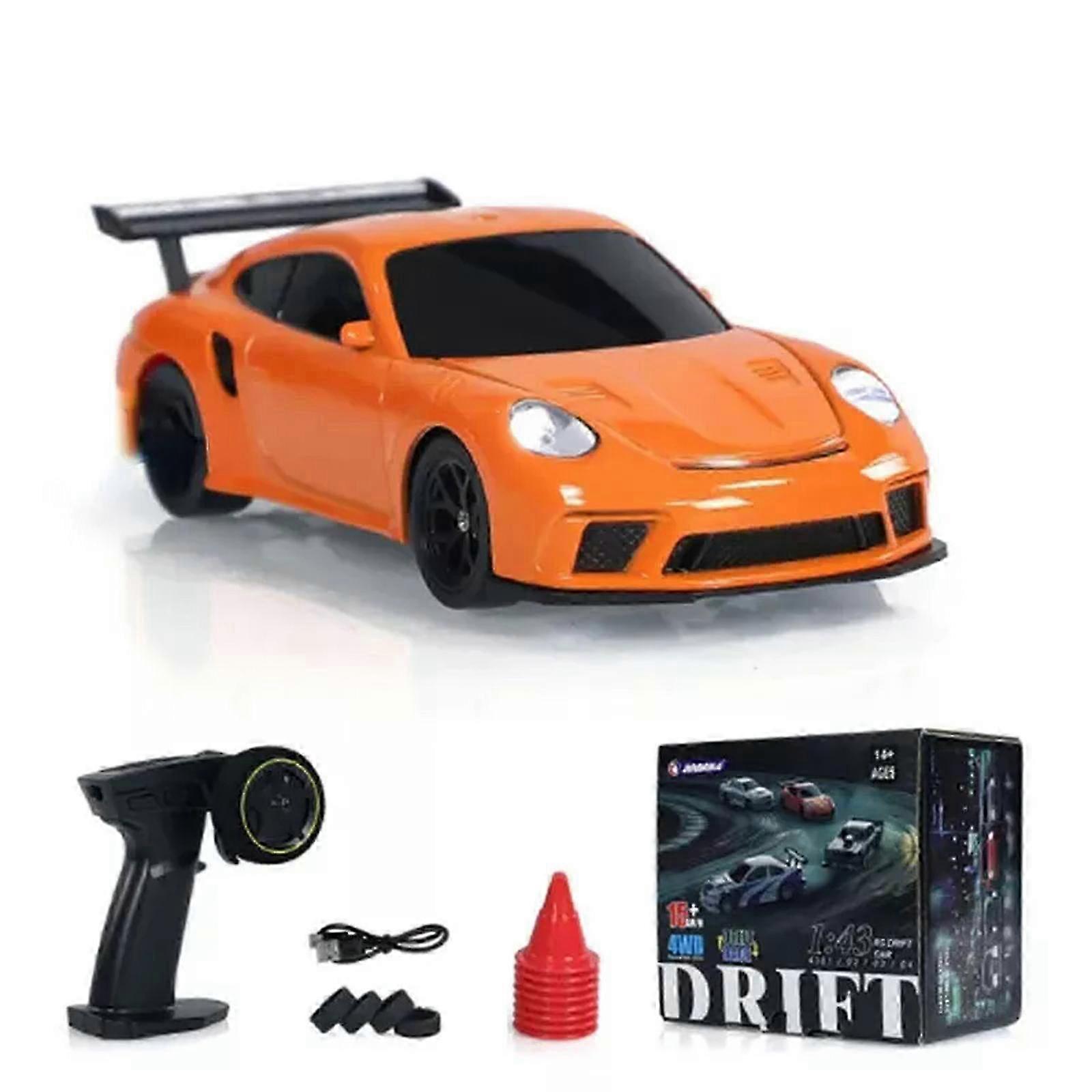1/43 4WD Mini Remote Control Racing Car 2.4G Drift Racing Car Model Toy ...
