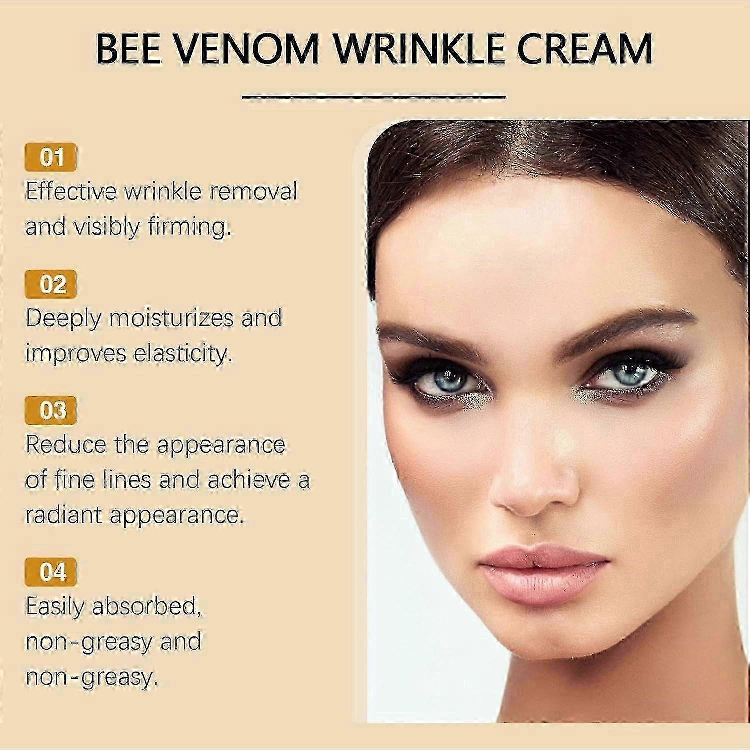 Bee Venom Anti-Wrinkle Firming Cream, Bee Venom Cream Lighten Fine ...