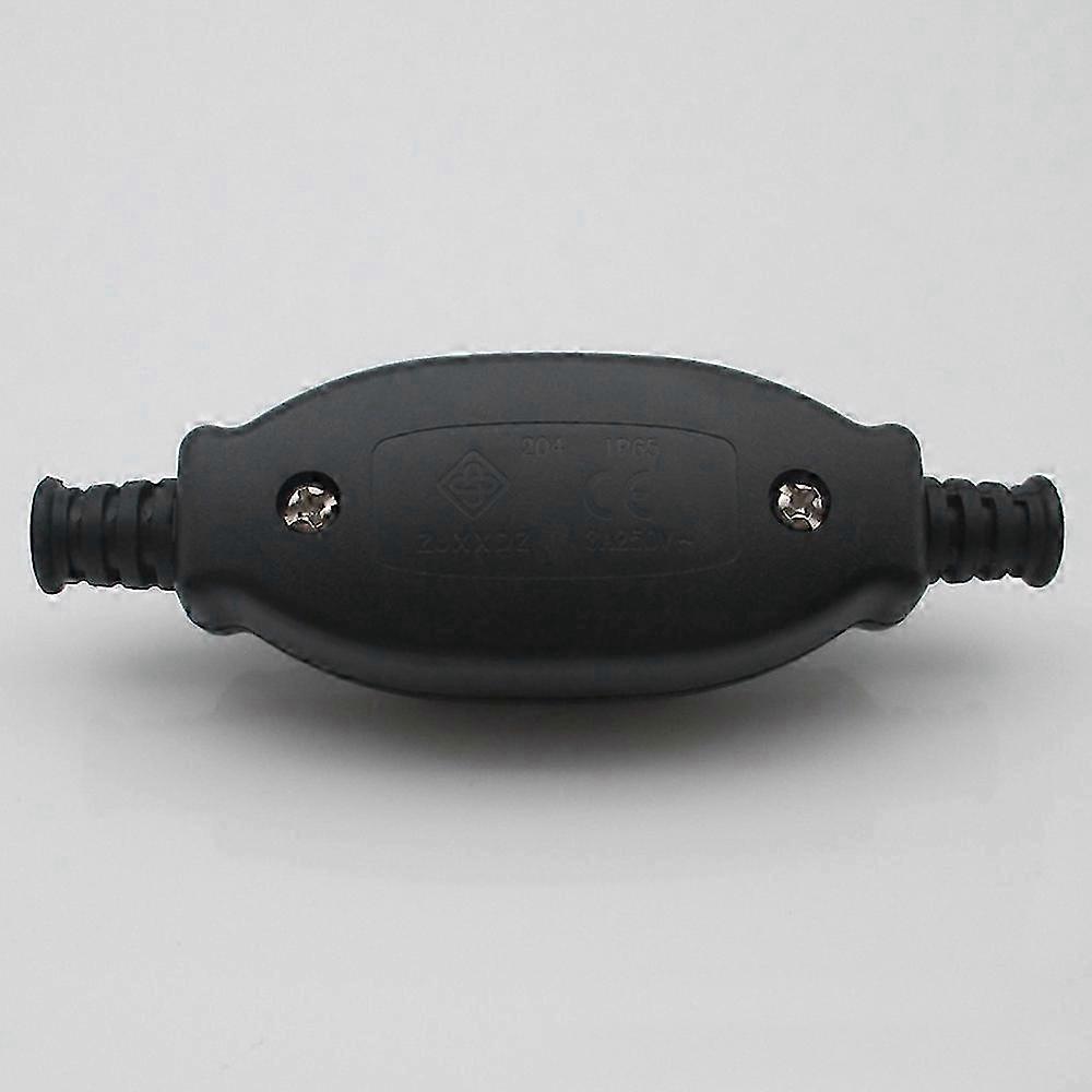 3A 250V 8mm Waterproof in Line Switch Cord Switch IP65 Round Wire Silver Contact Double Cut ...