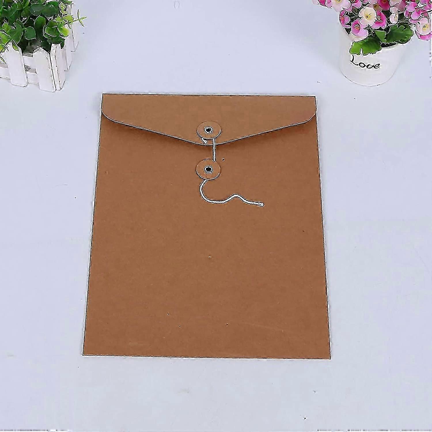Kraft String File Folder Filing Envelope Project File Jacket Document ...
