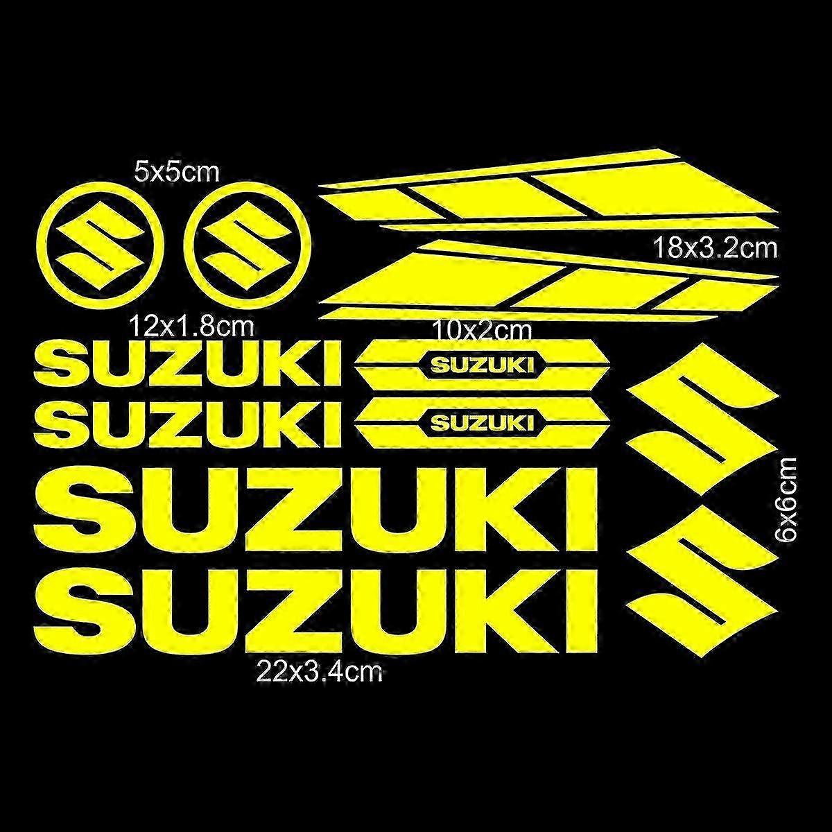 For Suzuki Stickers Decals Tank Logo Set Helmet Emblem Vinyl Kit ...