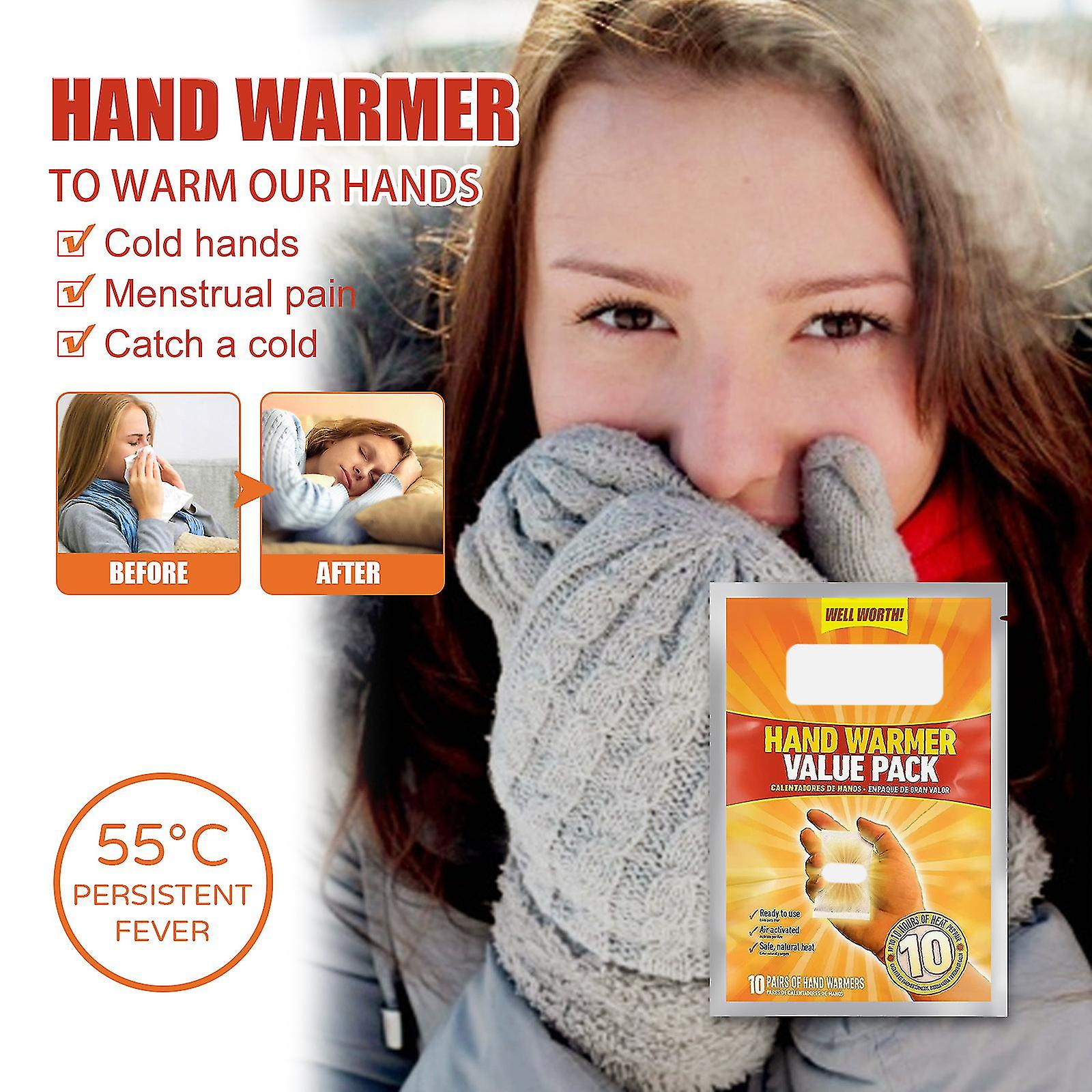 Body Warmers 10 Pack,heat Patch With Adhesive,for Hand Toe Body Heat ...