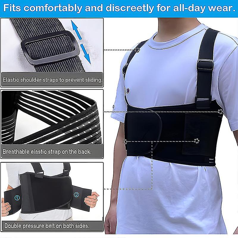 Rib Chest Support Brace Broken Rib Brace Compression Rib Fixation Belt ...