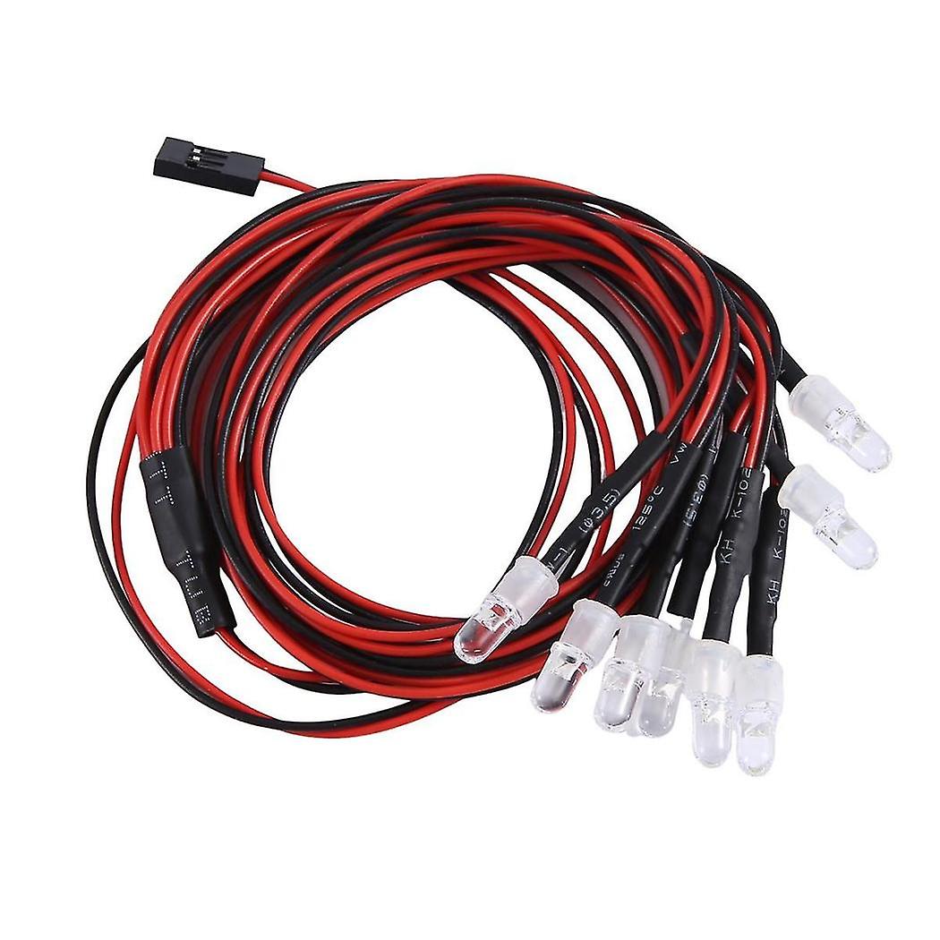 8 5mm Rc Led Light Kit For 1/10 Rc Car Truck Crawler Rc Model Drift Car ...
