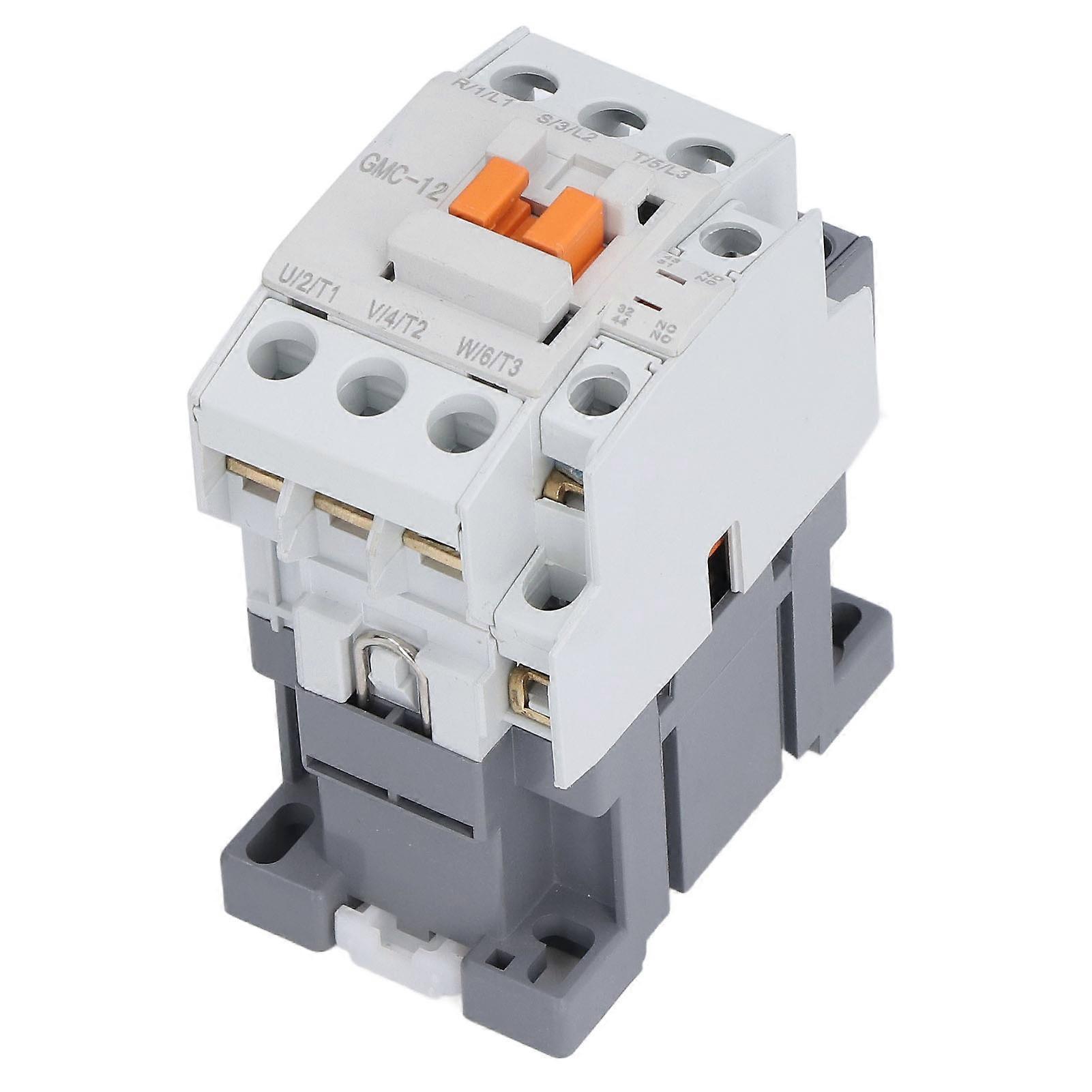 AC Contactor DIN Rail Mount Household Circuit Control Contactor 1NO 1NC 220V 50Hz 13A GMC?12 ...