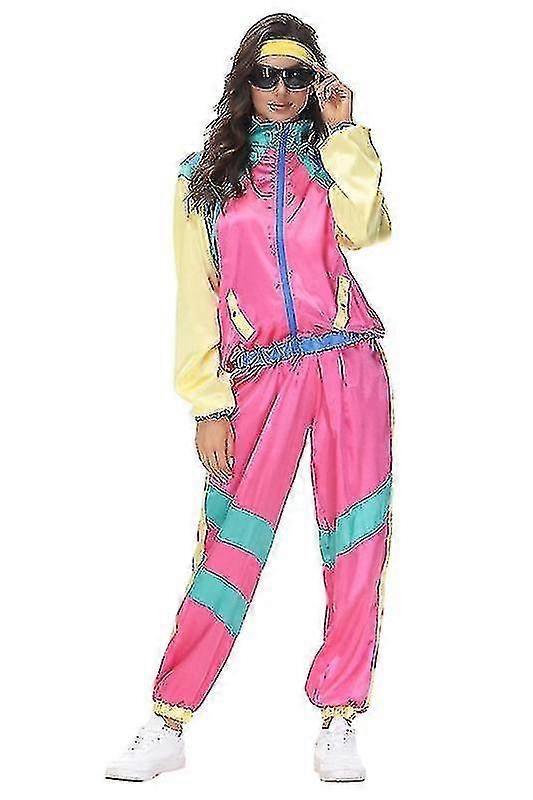 80s / 90s Retro Tracksuit, Shell Suit Party Dress Costume | Fruugo UK