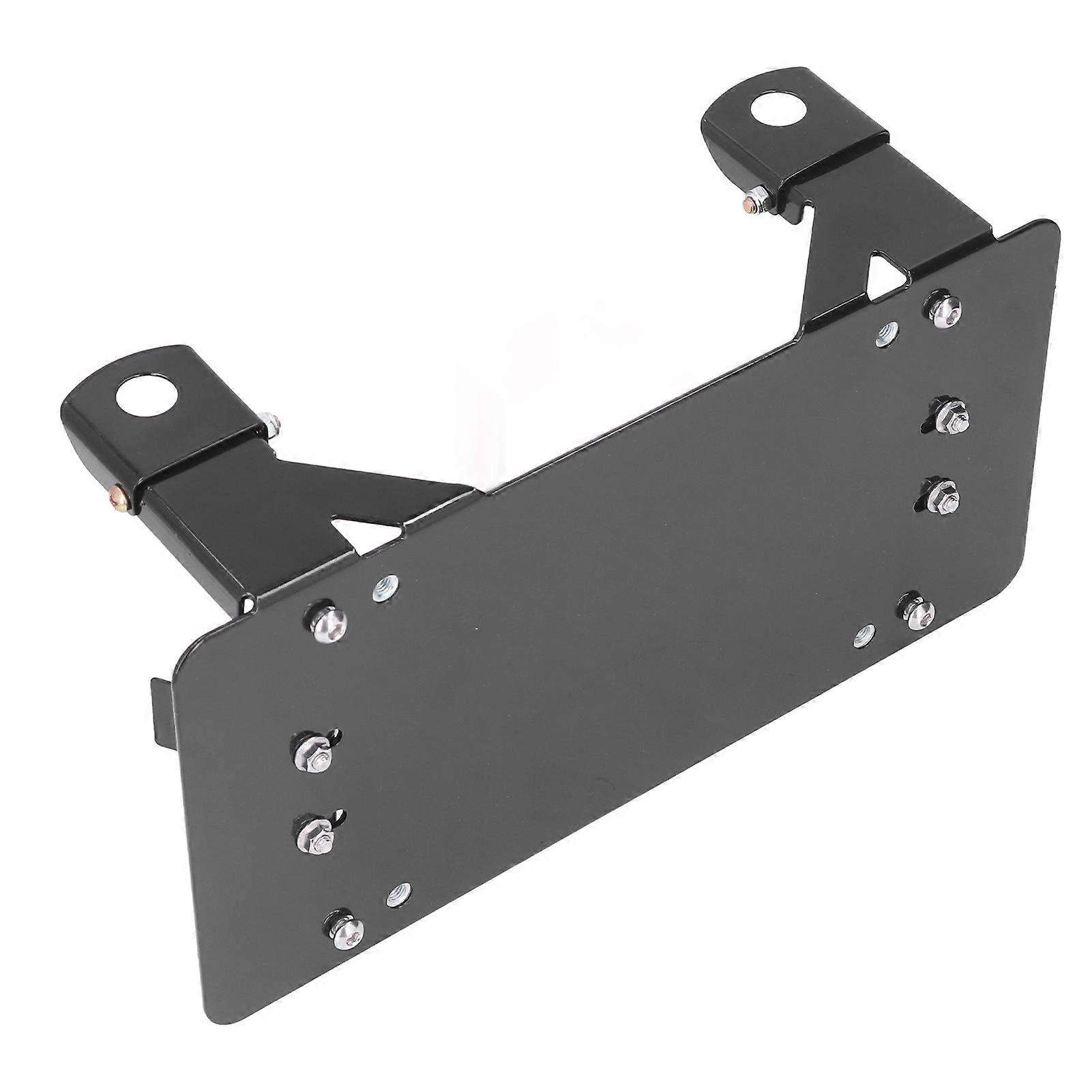 License Plate Holder Steel Winch Roller Fairlead Mounting Bracket ...