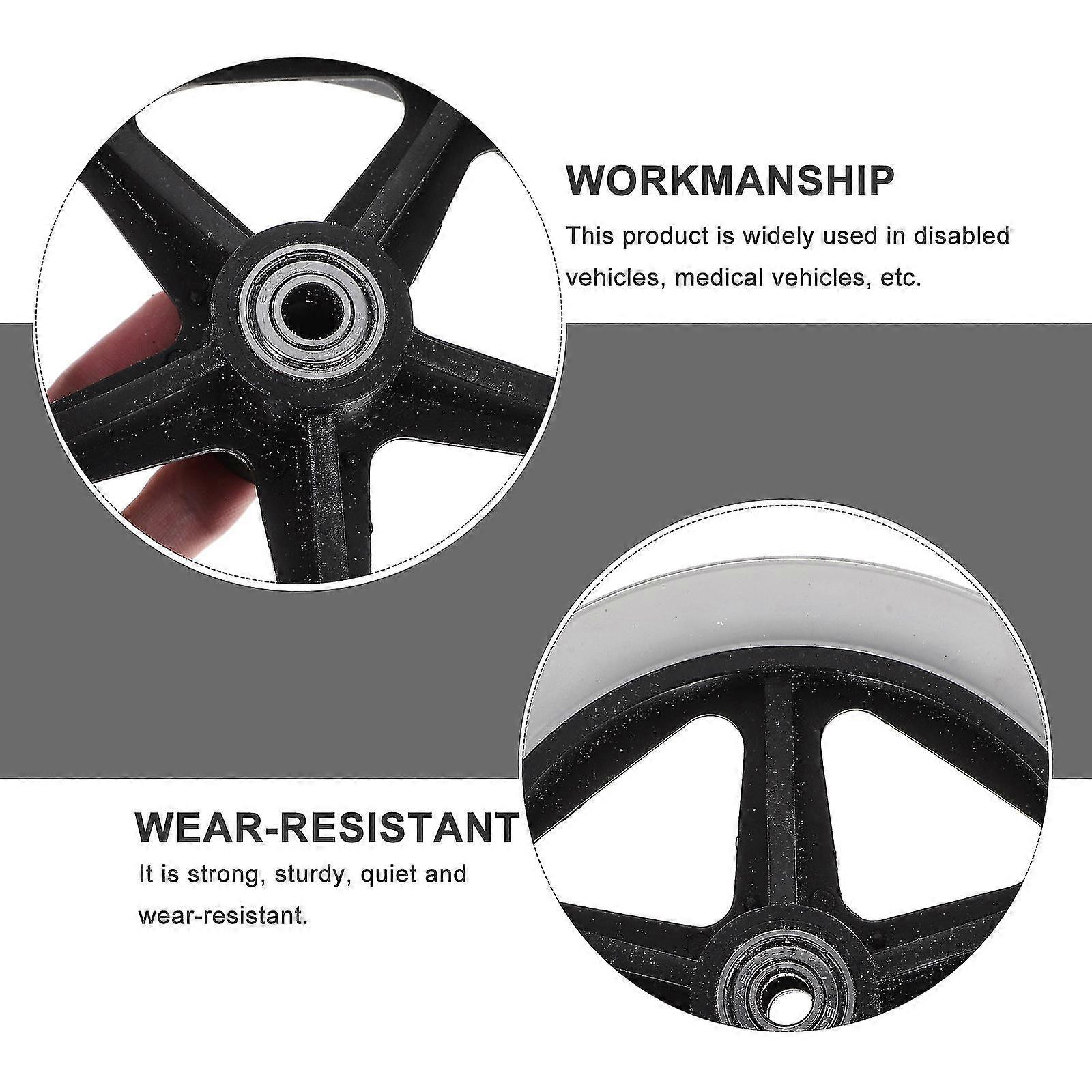 Rollator Walkers Wheelchair Caster Wheels Wheelchair Replacement Wheels ...