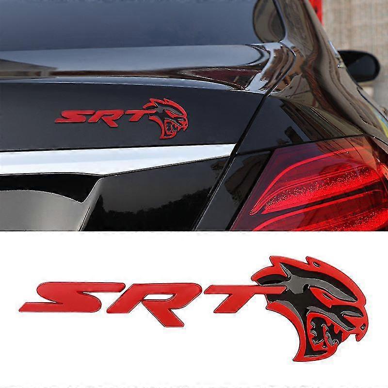 1Pc 3D Metal Car Emblem Badge For Dodge Challenger Hellcat SRT Side ...