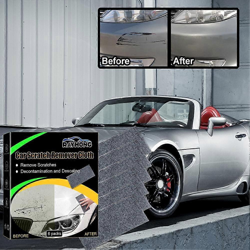 6pcs Nano Repair Cloth Car Scratch Magic Cloth Repair Scratches Paint ...