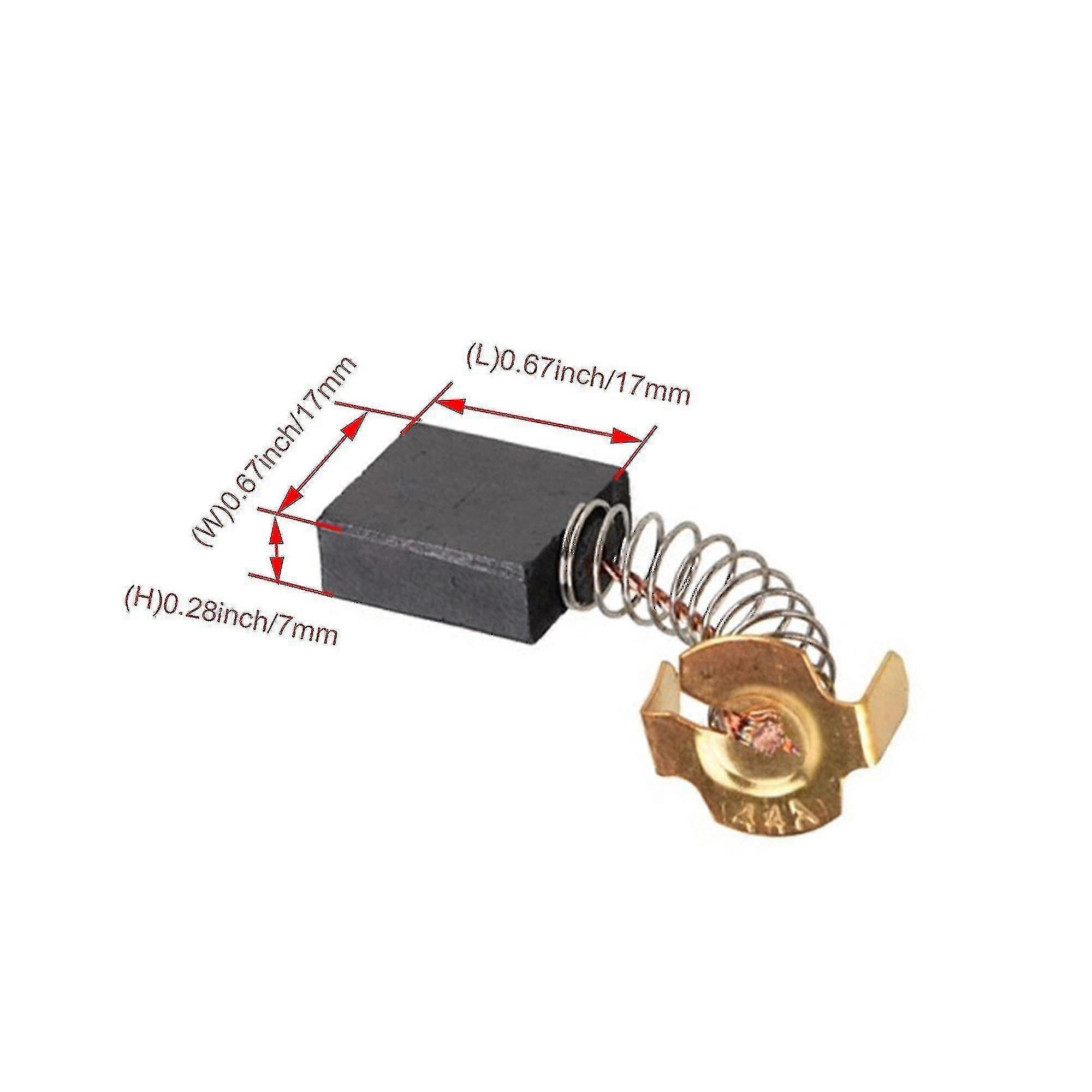 10pcs Electric Motor Carbon Brushes 7x17x17mm For Profile Cutting ...