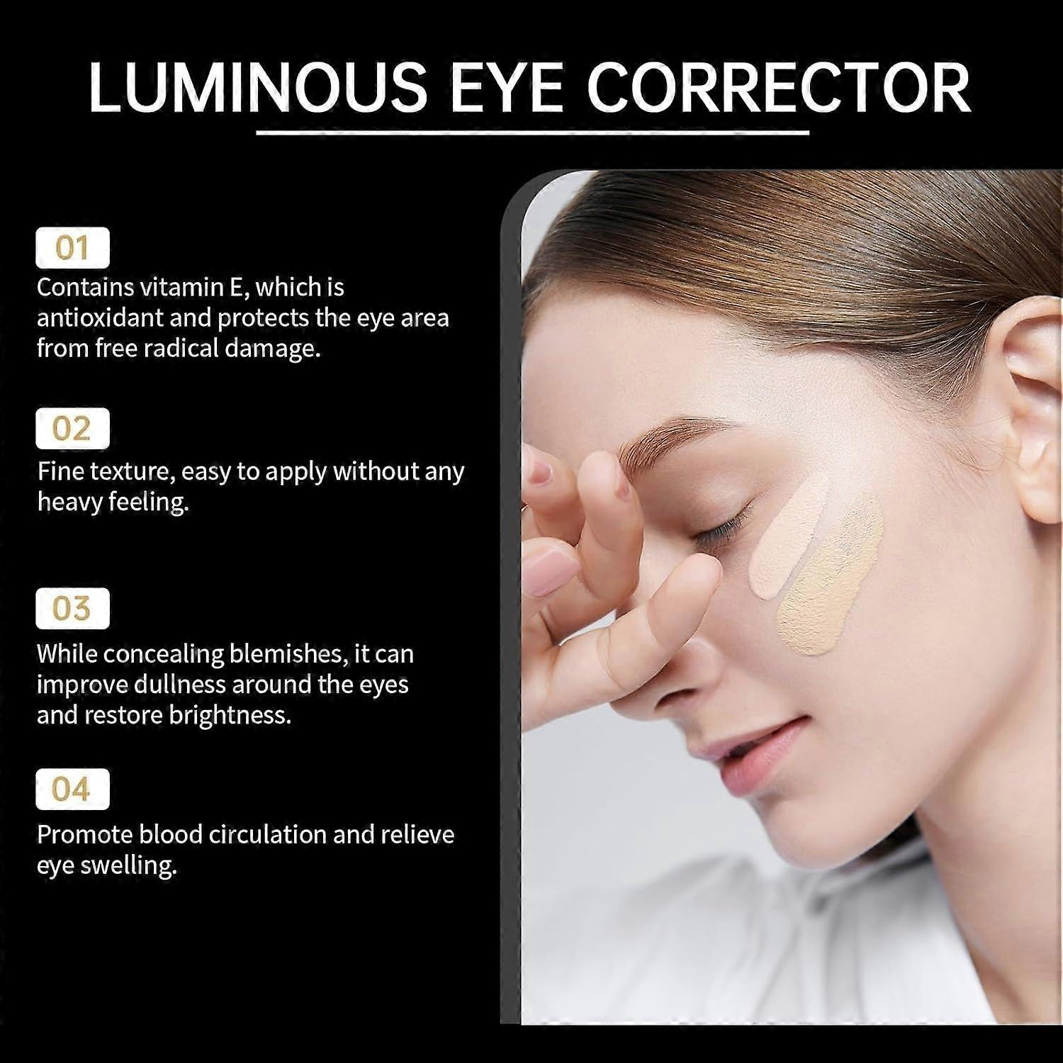 Luminous Eye Corrector SPF 41, Under Eye Color Corrector for Dark ...