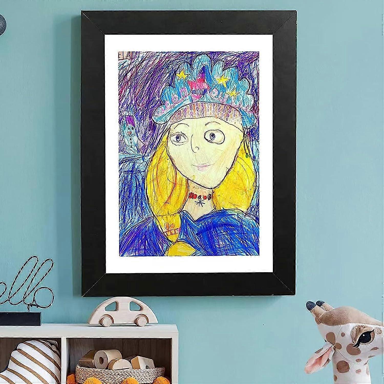 A4 Photo Frame for Kids, Folding Frame for Kids Drawings, Collapsible ...