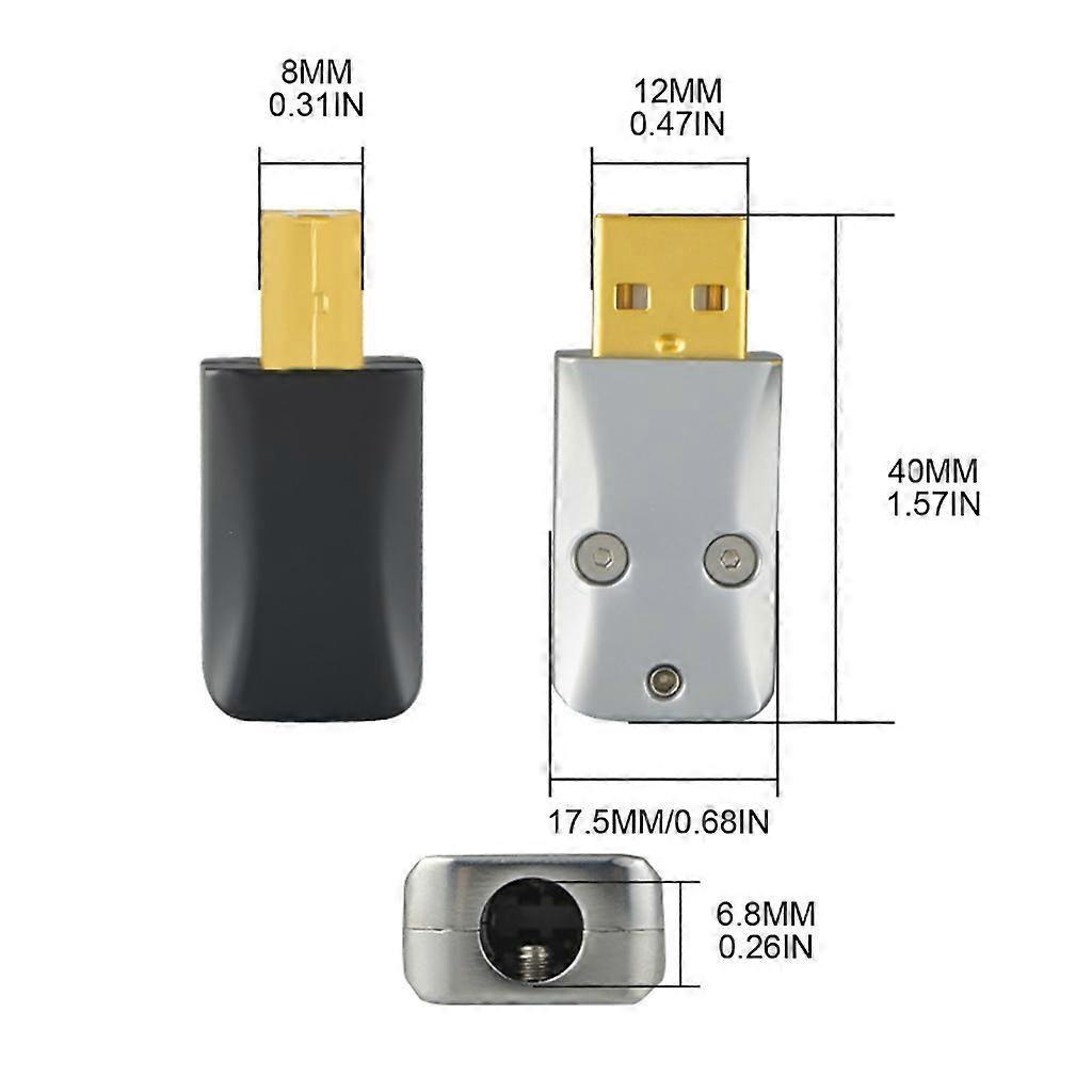 DIY USB 2.0 Connector Plug A Type/B Type Assembly Adapter Socket Solder ...