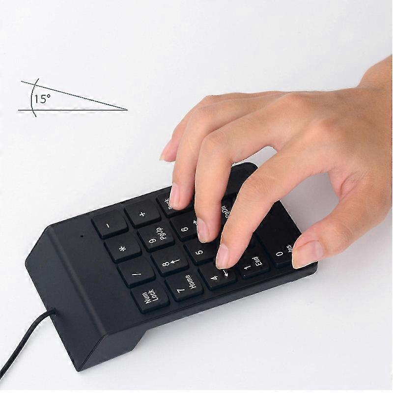 Usb Number Pad Numpad Numeric Keypad 18 Key Number Keypad Mini Keyboard For Laptop Pc Computer ...