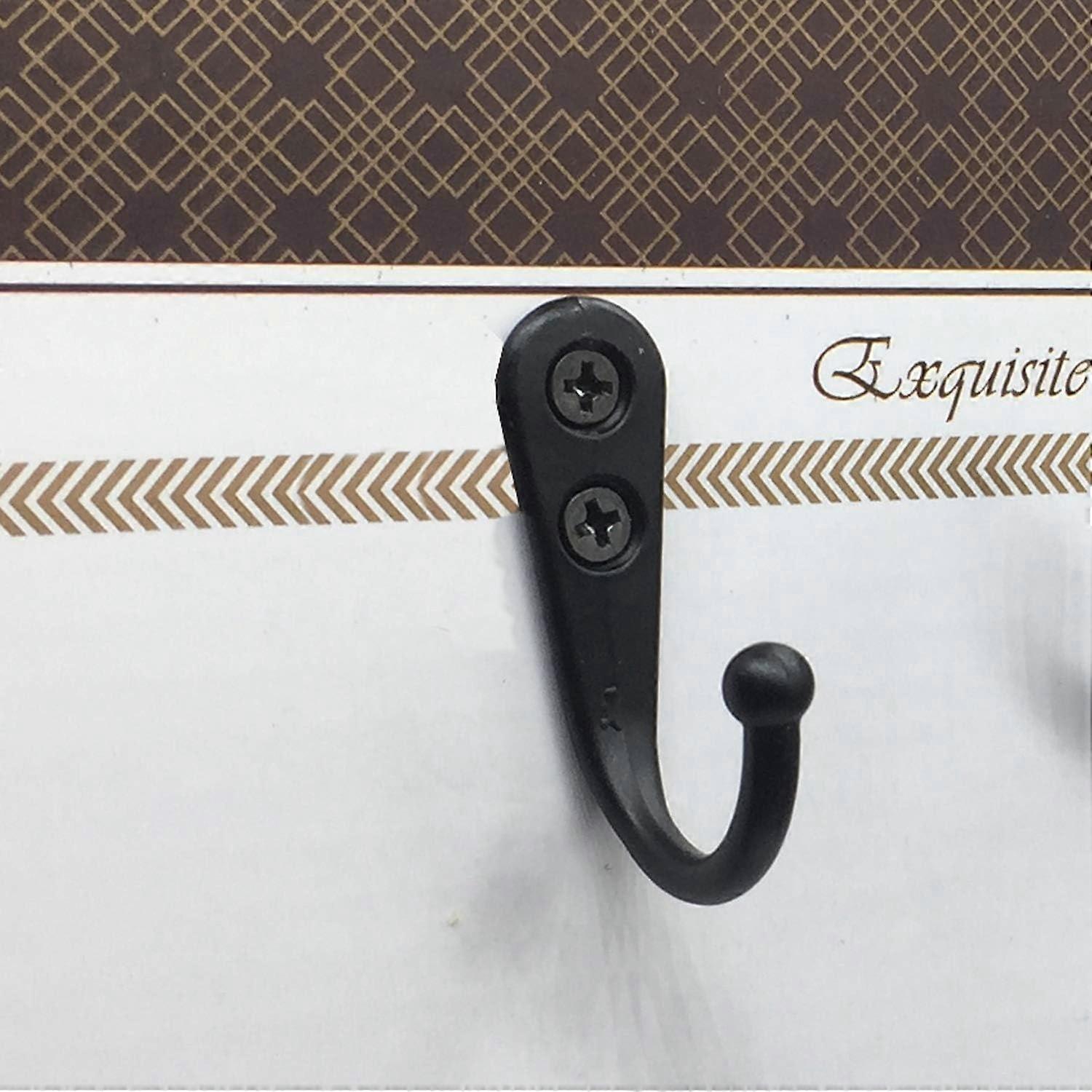 Coat Rack, 30 Pcs Unique Metal Hooks and Storage Racks with Screws for ...