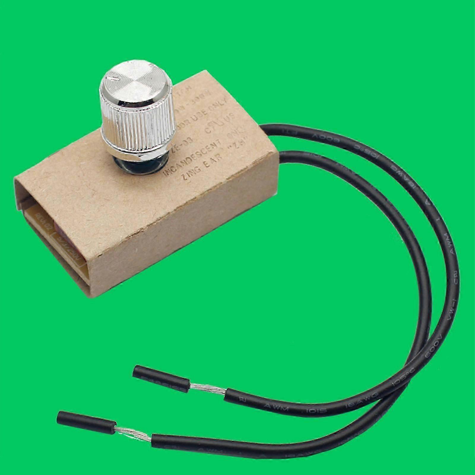 LED Dimmer Rotary Switch Replacement 120V/240VAC 300W Stepless Dimming ...