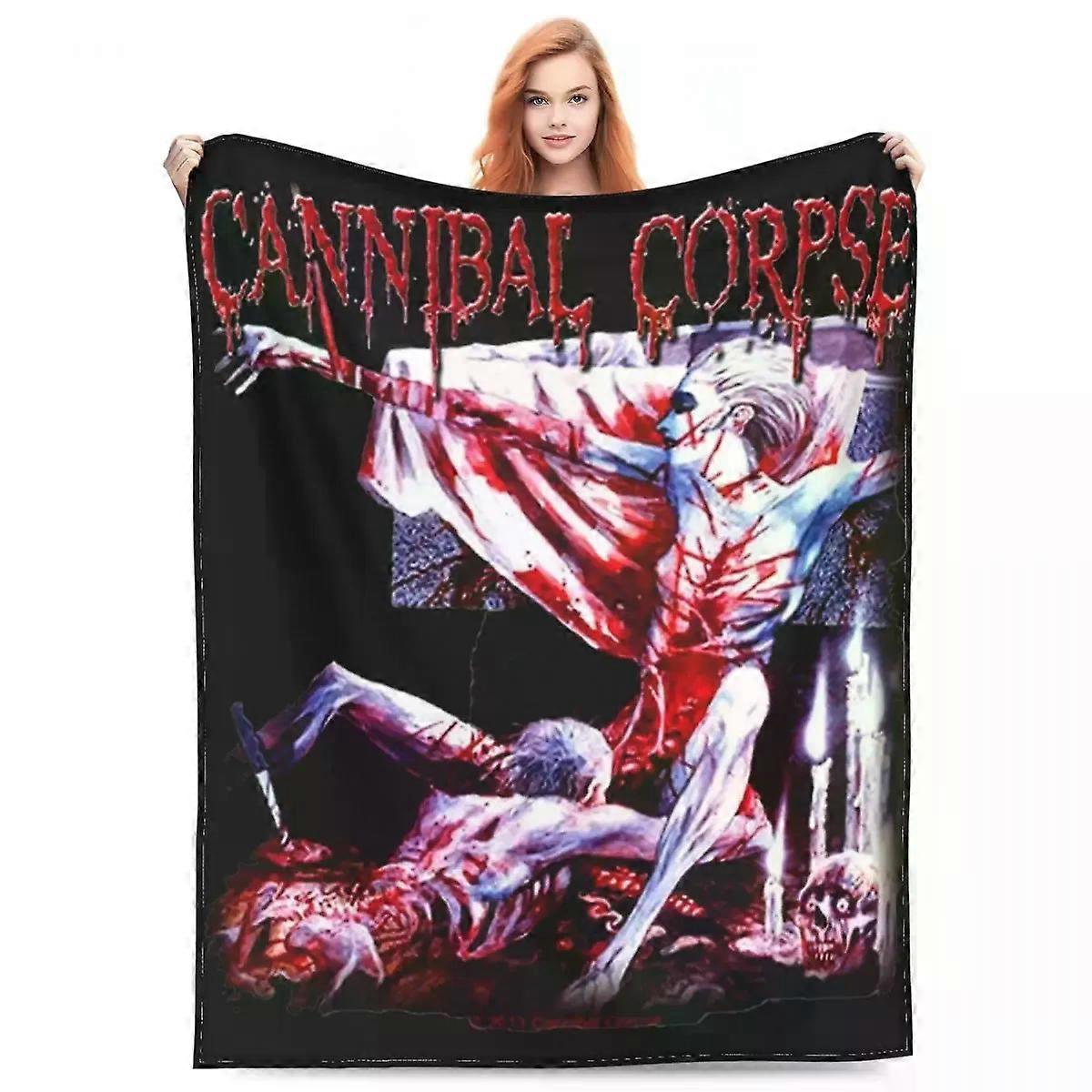 Cannibal Corpse Rock Band Merchandise Blanket Coral Fleece Plush Sofa ...