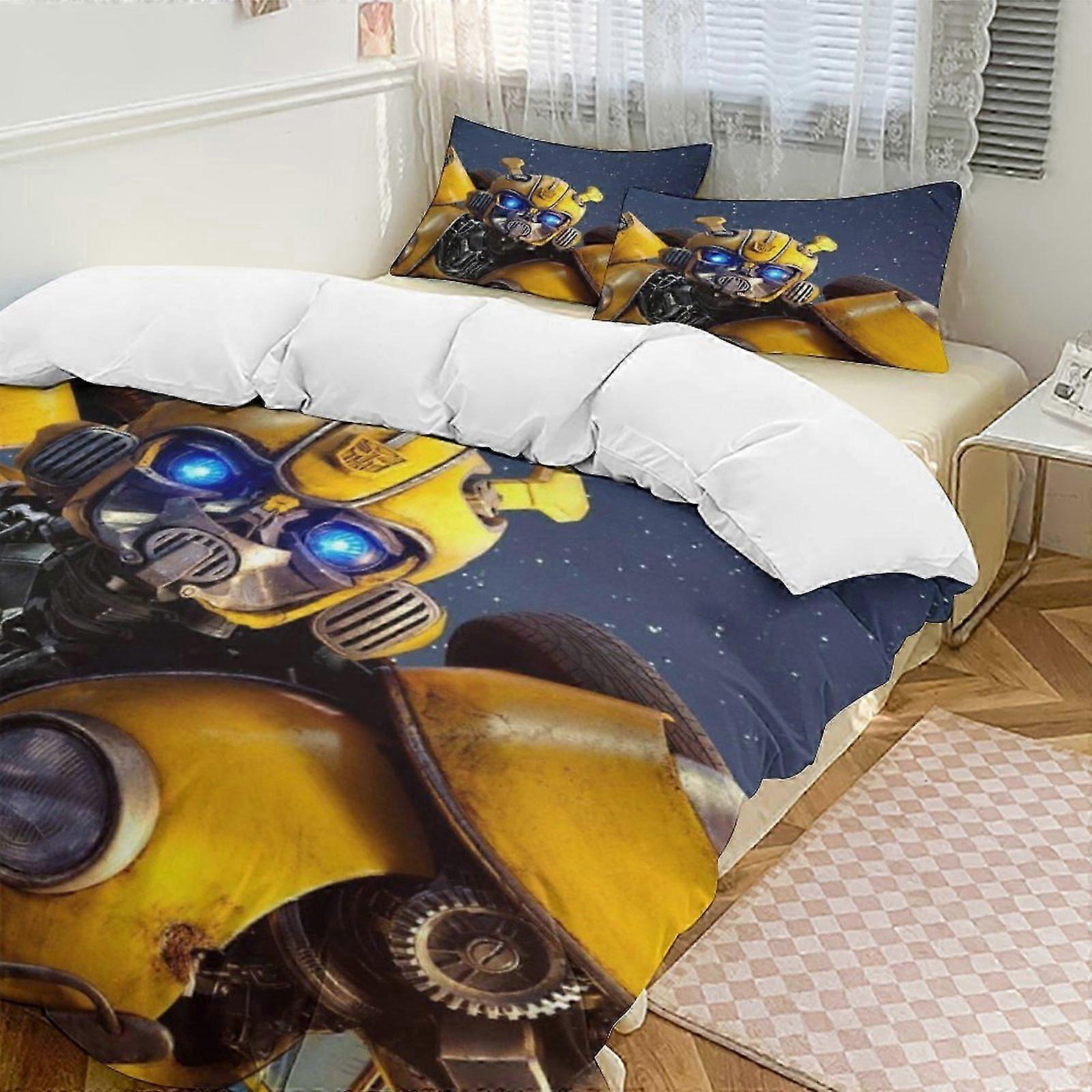 a3087 Bed Sheets Transformers Bedding Set Duvet Cover Set ing Cartoon ...