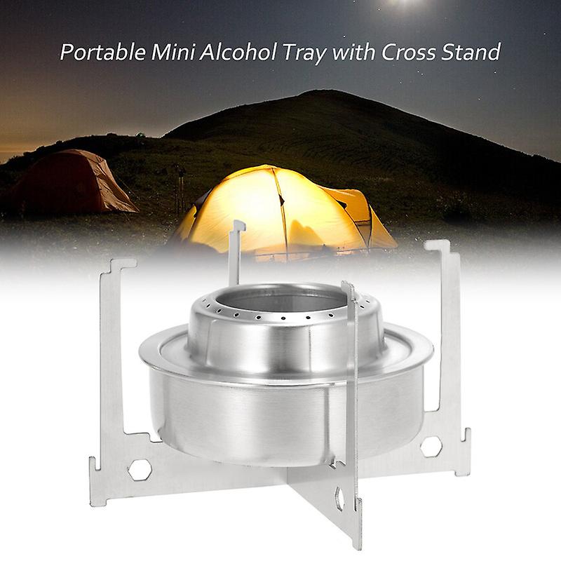 Mini Alcohol Stove Tray Burner Stove Portable Mini Ultralight | Fruugo UK