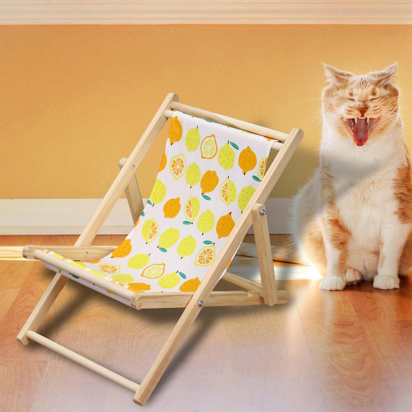 Cat Lounge Chair Floor Standing Folding Cat Chair recliner Cats ...