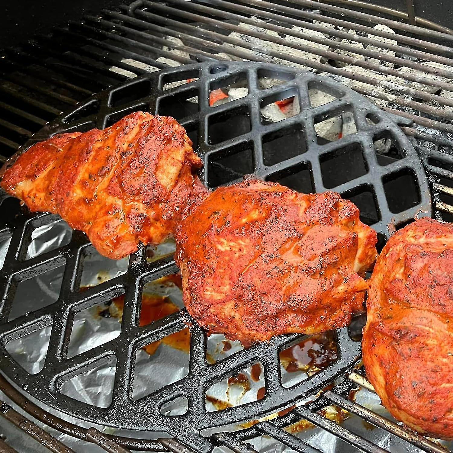 Cast iron Grid Pattern Cooking Grate Fits for Weber Gourmet BBQ System ...