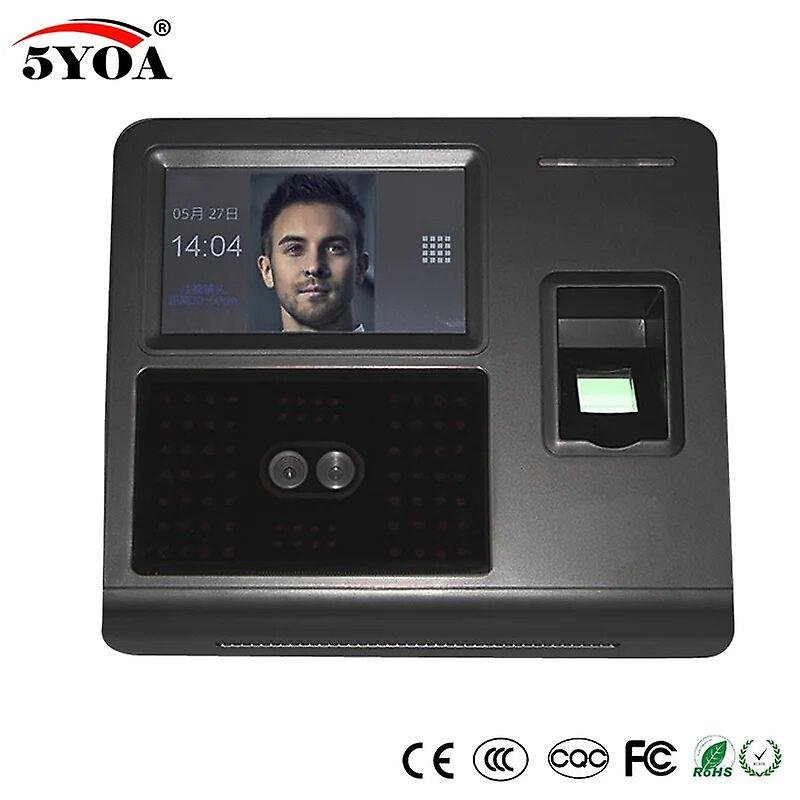 Face Facial Recognition Fingerprint Tcp Ip Attendance Access Control Device Biometric Time Clock