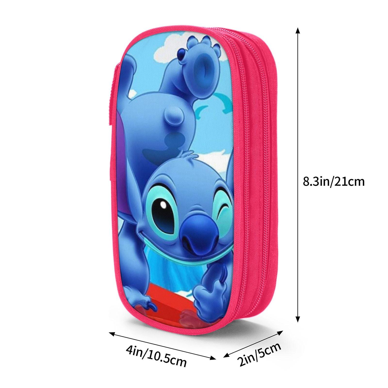 Stitch Big Capacity Pencil Case, Large Storage Pencil Pouch Pen Case ...