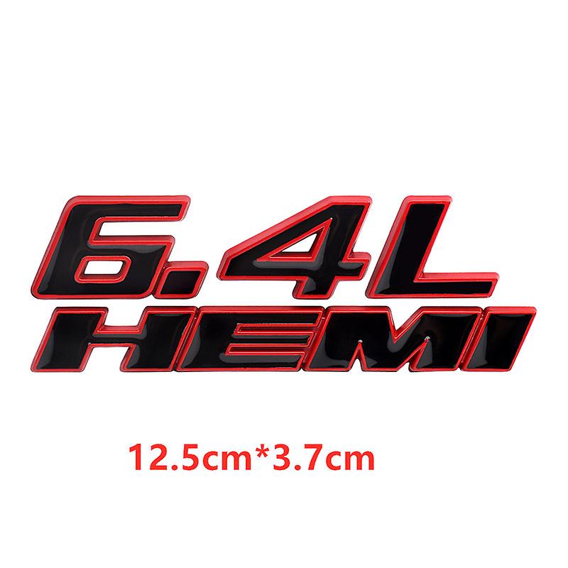 3d Metal 392 Hemi 345 Hemi 6.4l Emblem Decal Stickers Engine ...