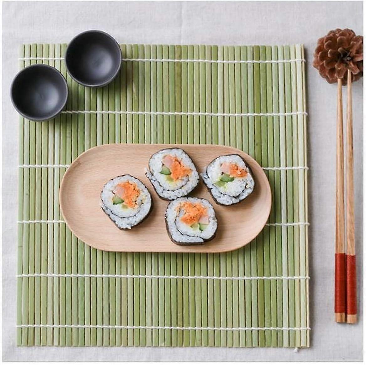 Set of 6 Sushi Roller Sushi Mats Bamboo Sushi Rolling Mats Sushi Maker ...