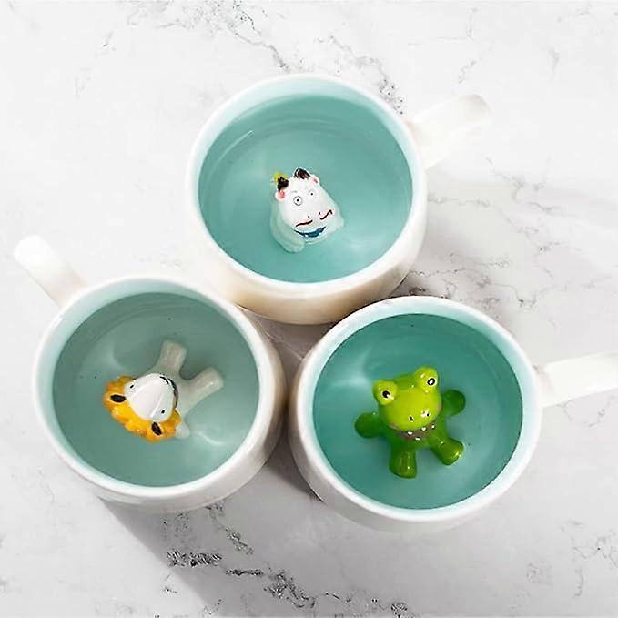 Frog Coffee Mugs Animal Inside Cups 12 Oz Funny Coffee Mugs with Handle ...