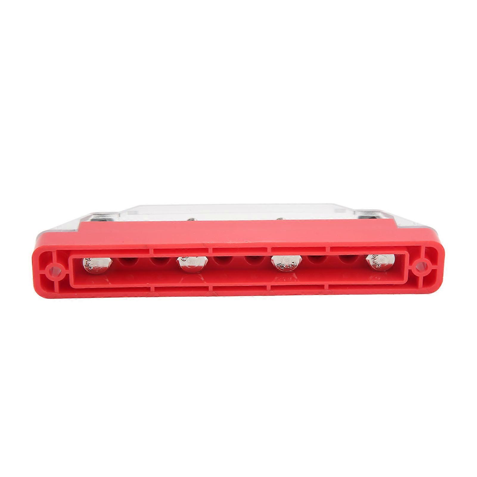 48V 150A 4 Post Power Distribution Block 10 Way Bus Bar with Cover for ...