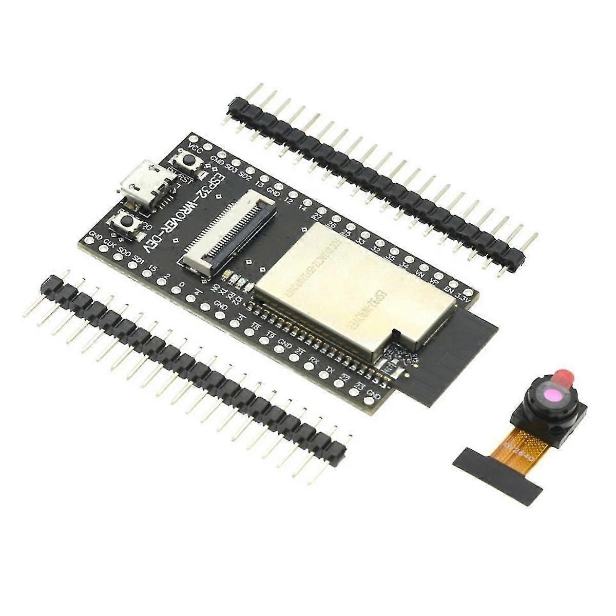 ESP32 CAM-utvecklingskort ESP32-WROVER-DEV CH340C Wifi-modul med OV2640-kamera ESP32-CAM ESP32 ...