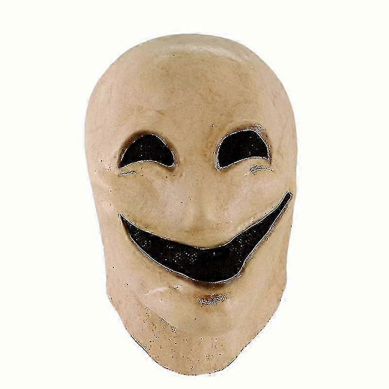 Smile No Face Man Latex Mascara Full Head Horror Faceless Disguise ...