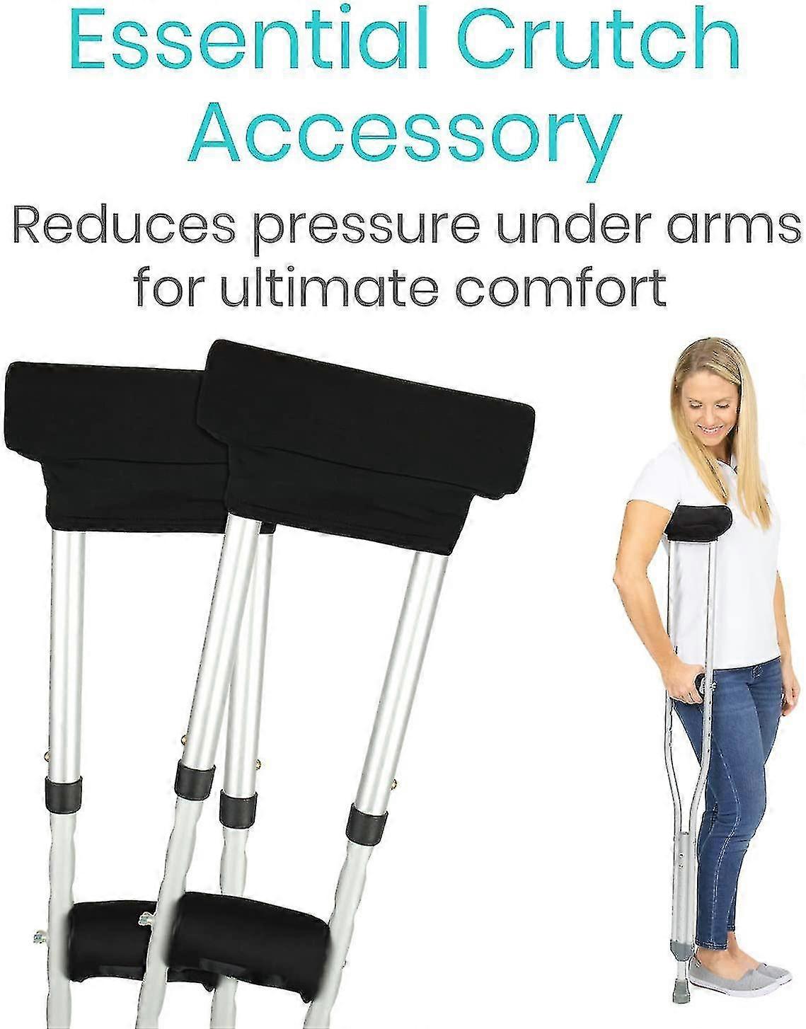 Underarm Crutch Pads - Padding For Walking Arm Crutches For Hand Grips ...