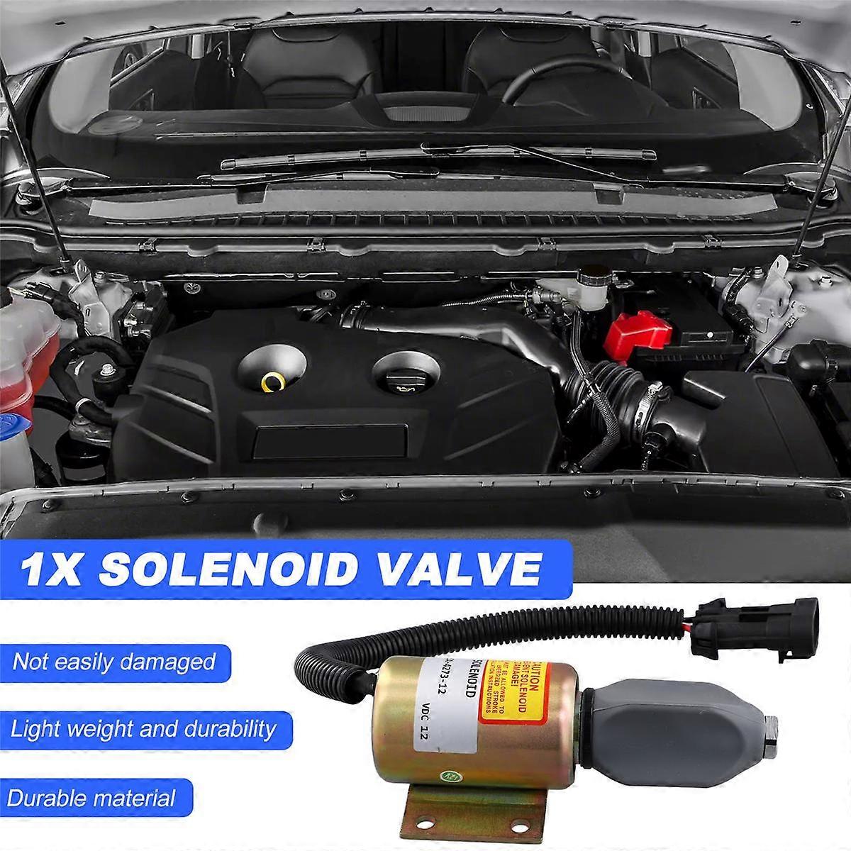 12V Fuel Shut Off Solenoid F3HZ-9A594-A SA-4273-12 for 7.8L Engine ...