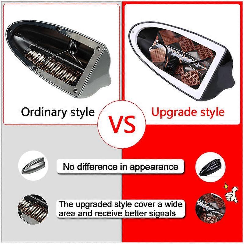 Car Antenna Shark Fin Antennas FM Signal Aerials Roof Decoration Parts ...