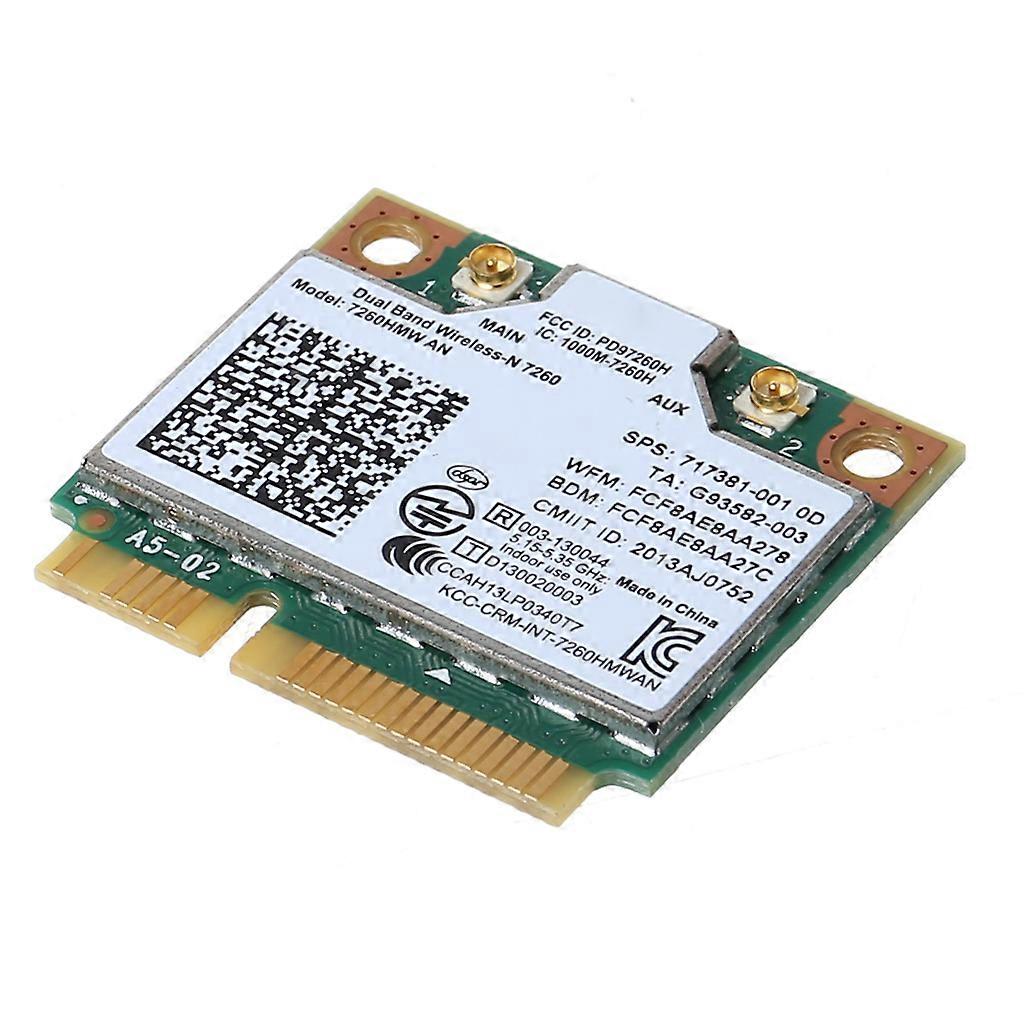 Dual Band Wireless-N 7260 7260HMW AN Half Mini PCI-e Wifi WLAN-kort för Intel | Fruugo SE
