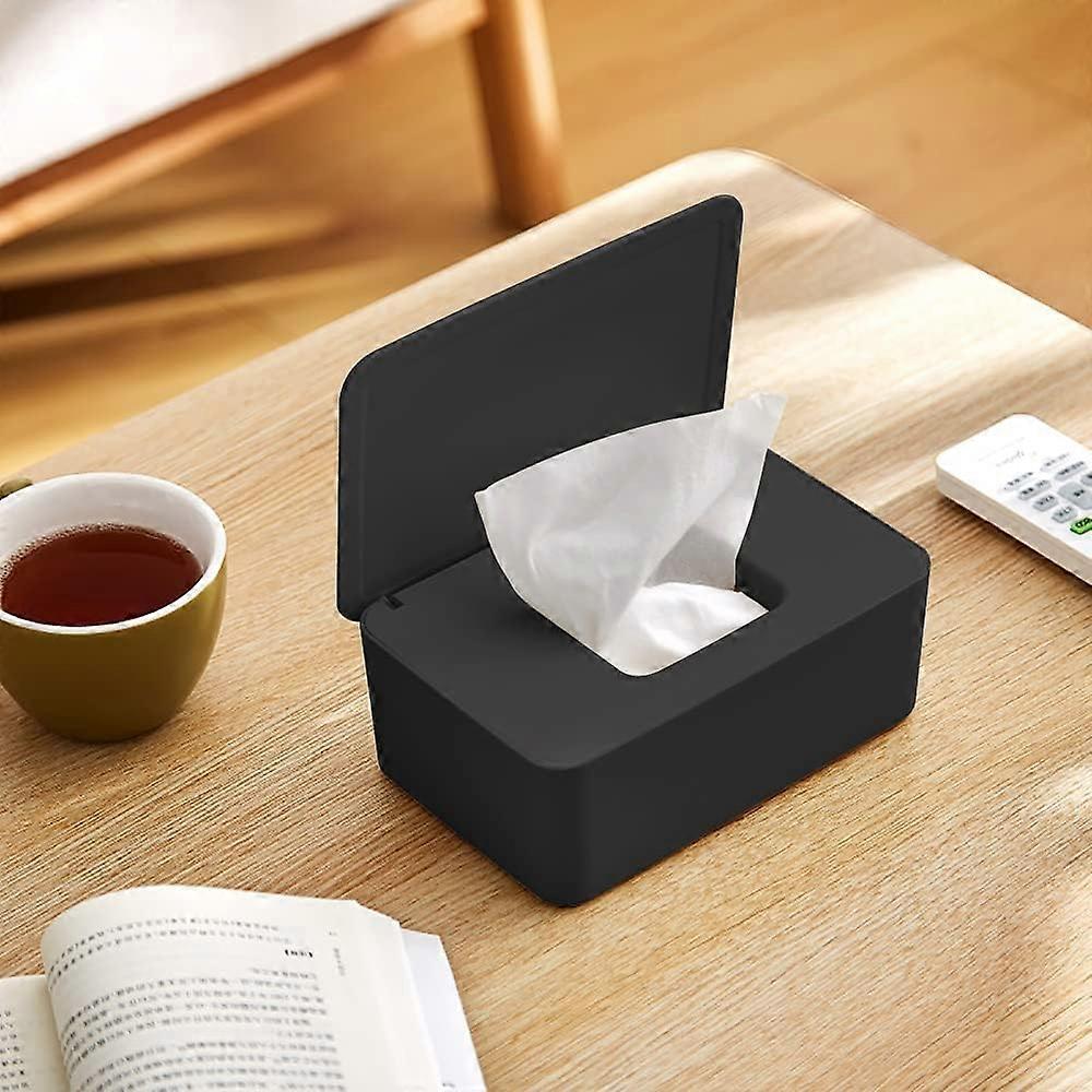 Tissue Box with Lid Wet Wipes Box Waterproof Dust Tissue Dispenser for ...