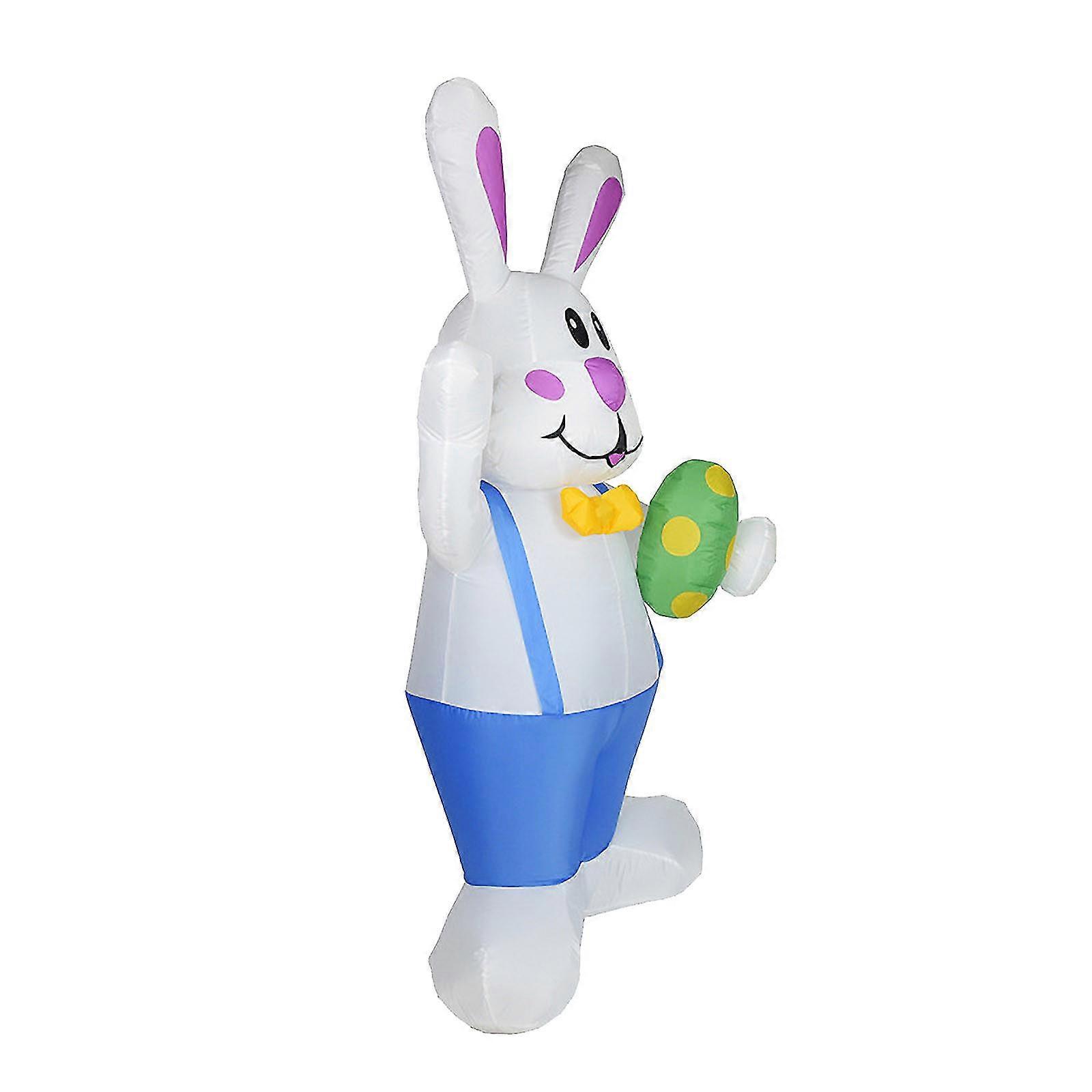 Easter Inflatable Standing Bunny Inflatable Model Glowing Holiday ...