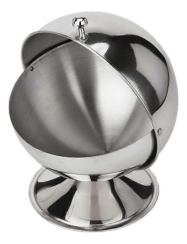 refillable spherical sugar jar,stainless steel spherical sugar jar flip ...
