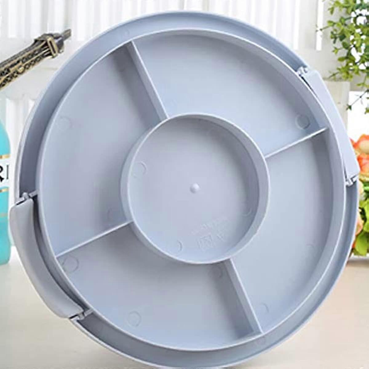 Home Holic Plastic Large Round Cake Carrier with Lid Carry Handle and ...