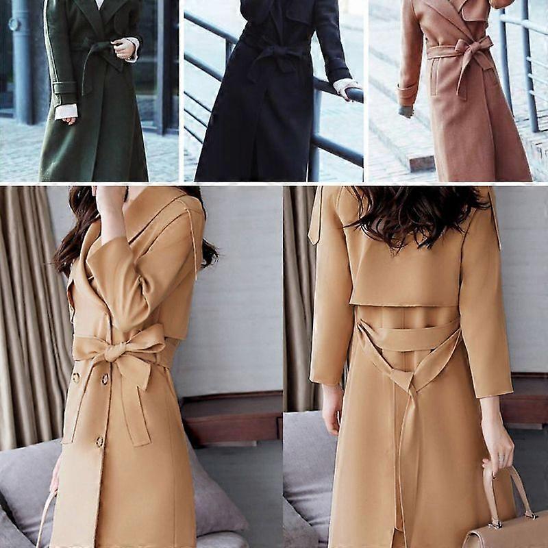 Woolen Sash Coat Belt Overcoat Jacket Sweater Unisex Tie Faux Wool Belt ...